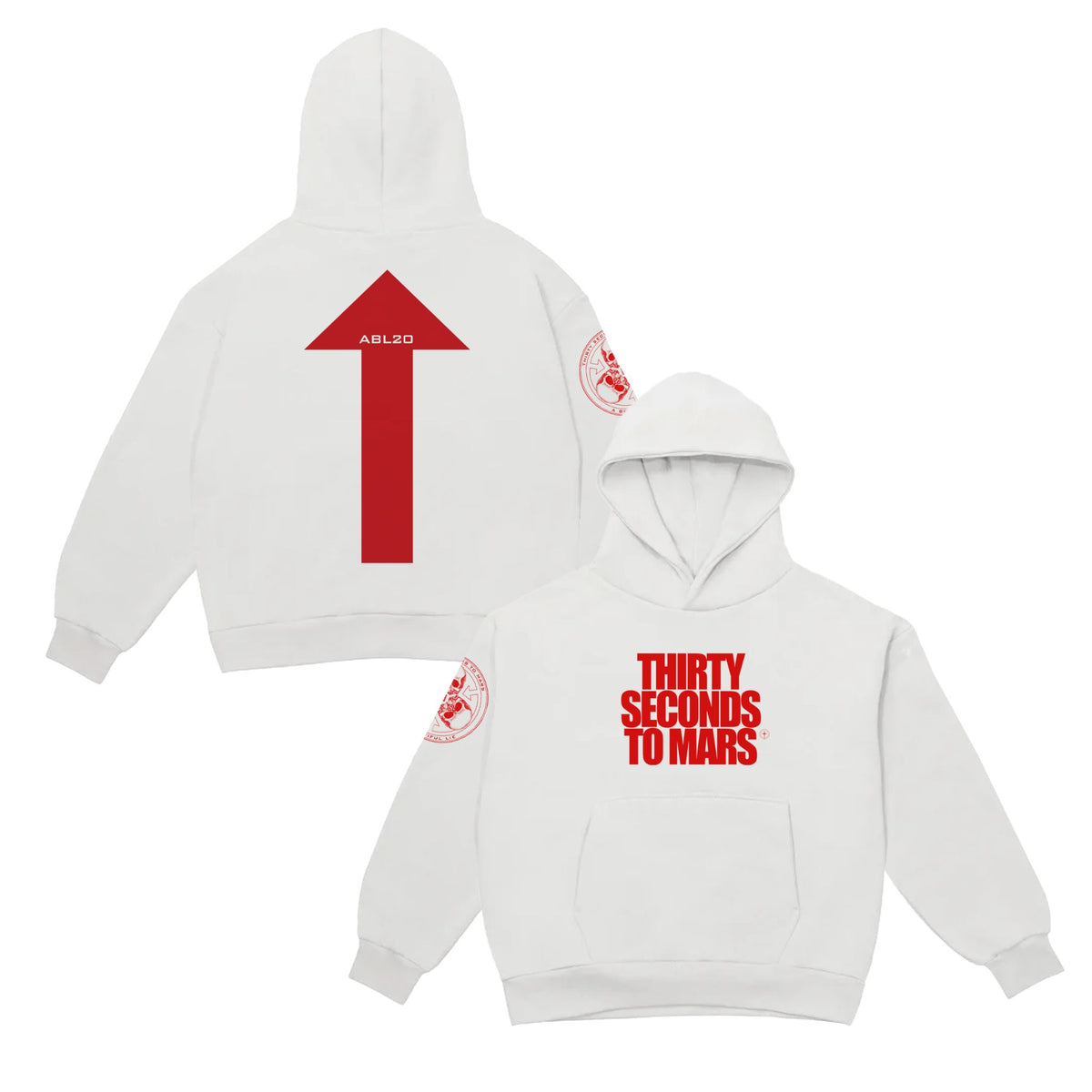 A Beautiful Lie 20th Anniversary Arrow Hoodie – Thirty Seconds To Mars ...