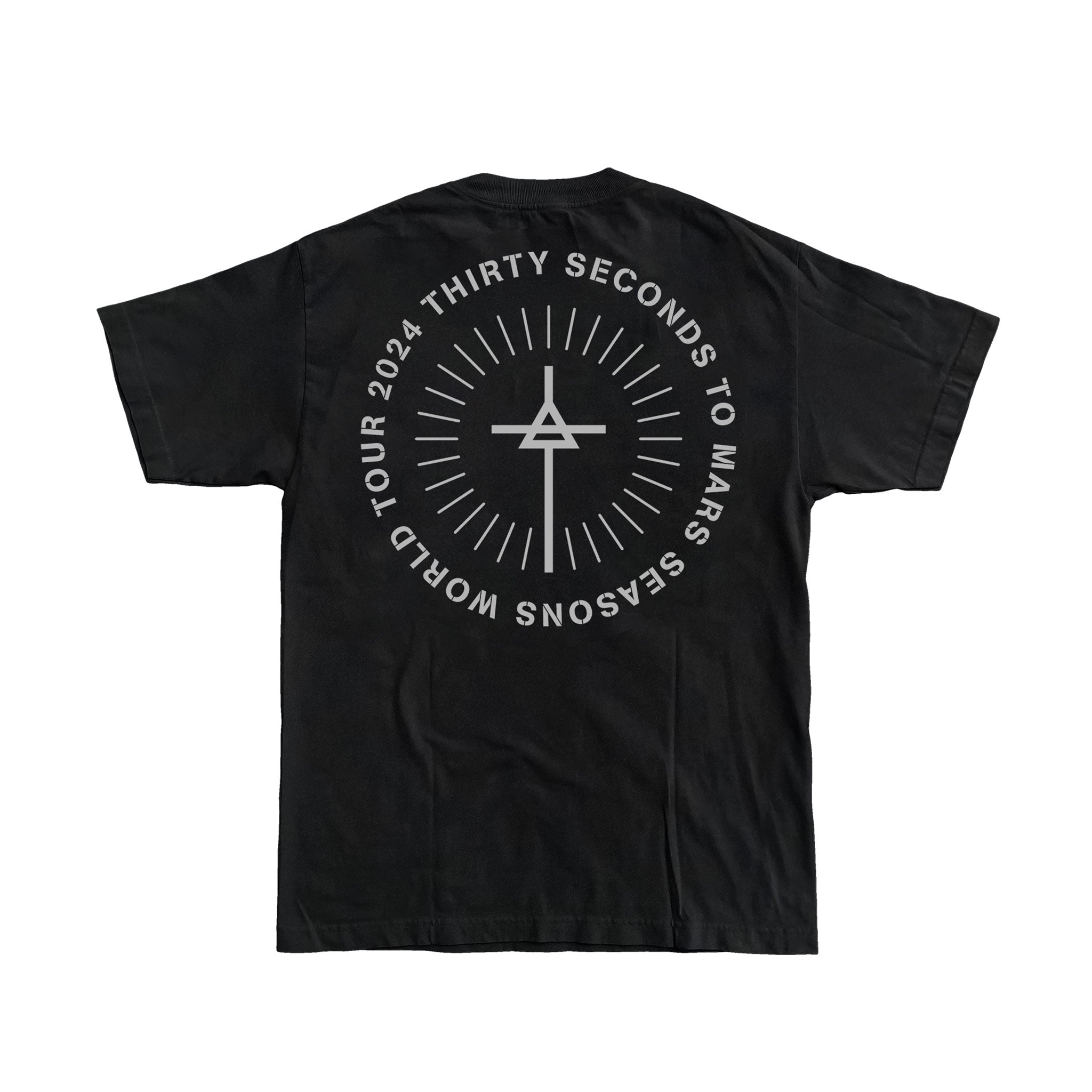 Seasons Tour 2024 Metallic MARS Tee – Thirty Seconds To Mars Store